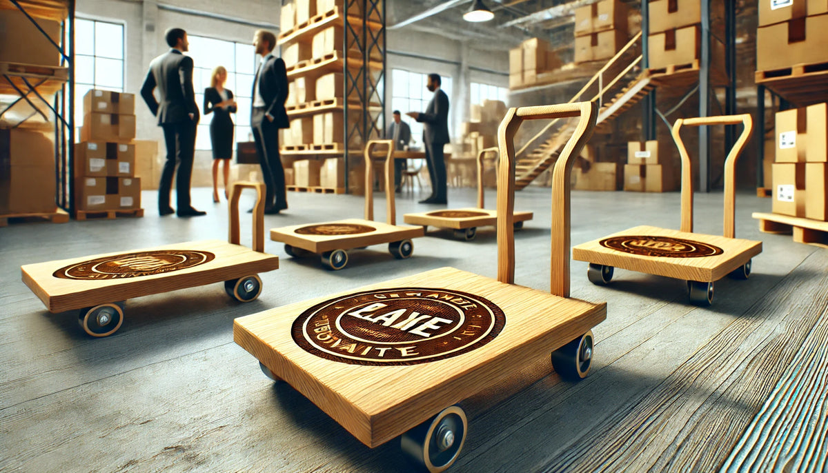 Maximize Your Brand Visibility with Custom Engraved Oak Dollies ...