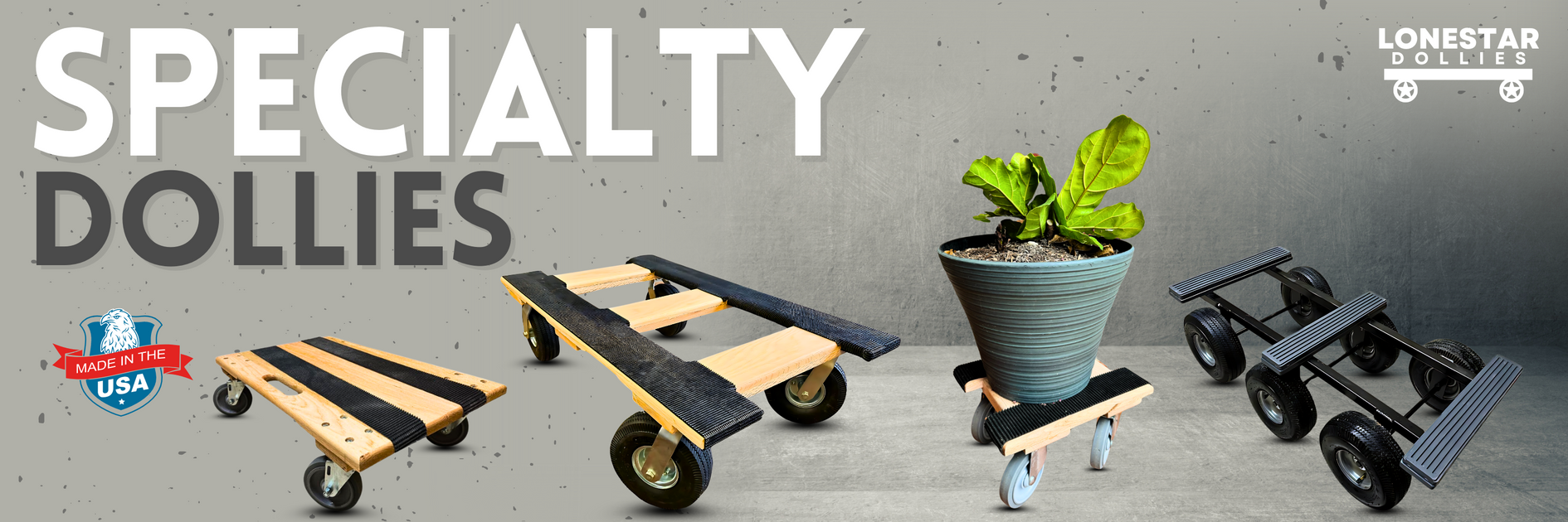 Custom Oak Dollies | Specialty Moving Solutions | Lonestar Dollies