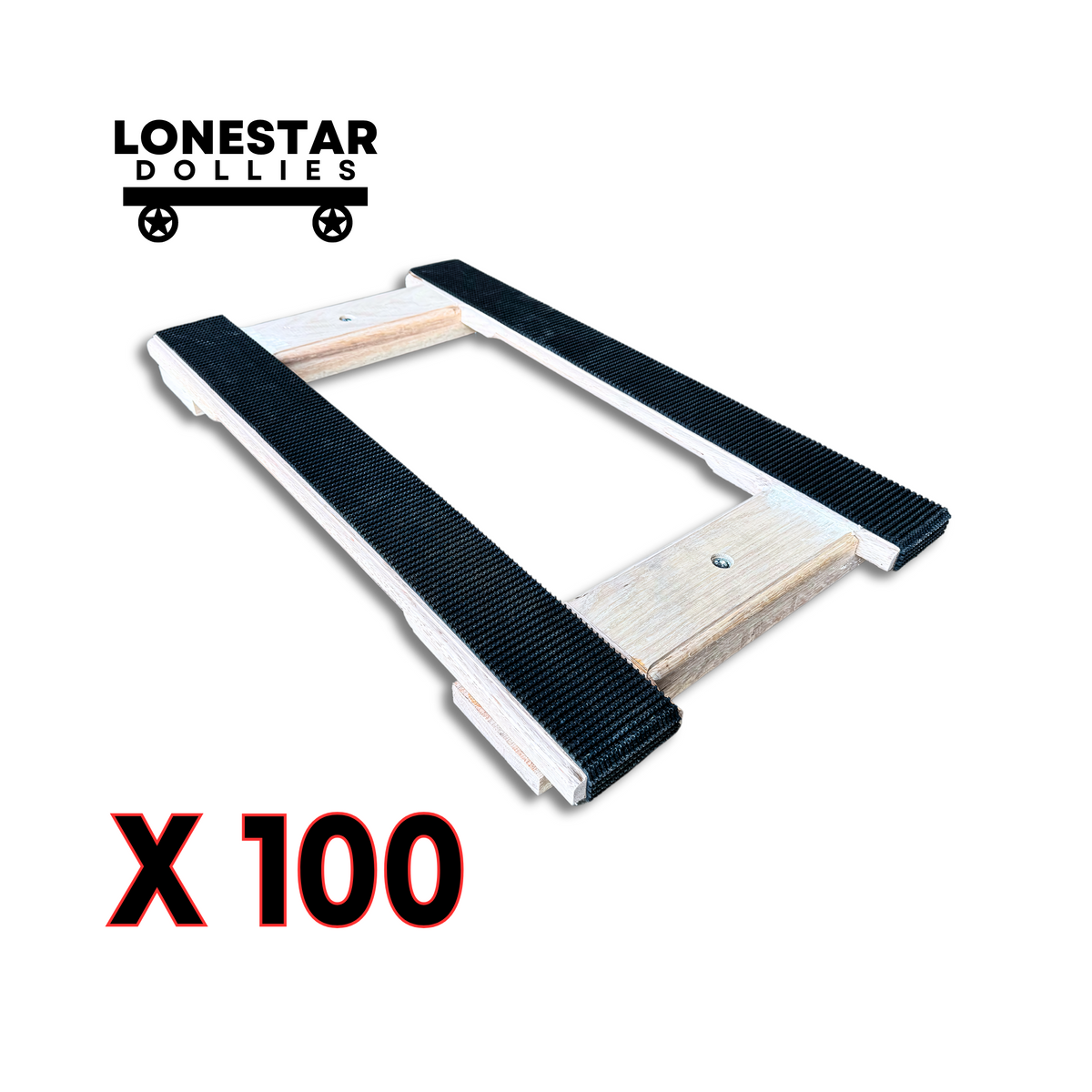 100-Pack Solid Oak Movers Dolly Frame Only - Bulk Wholesale | Lonestar ...