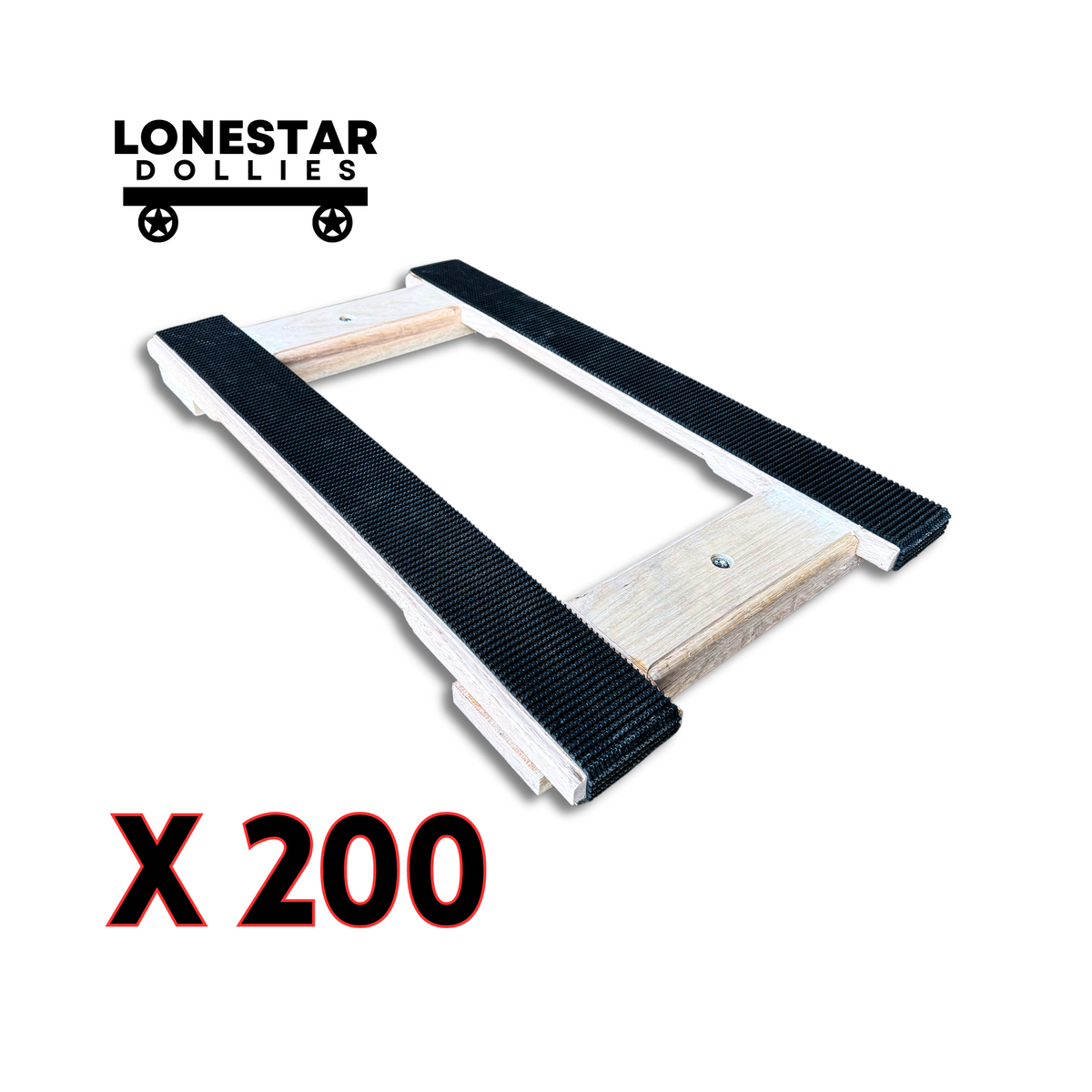 200-Pack Solid Oak Movers Dolly Frame Only - Bulk Wholesale | Lonestar Dollies